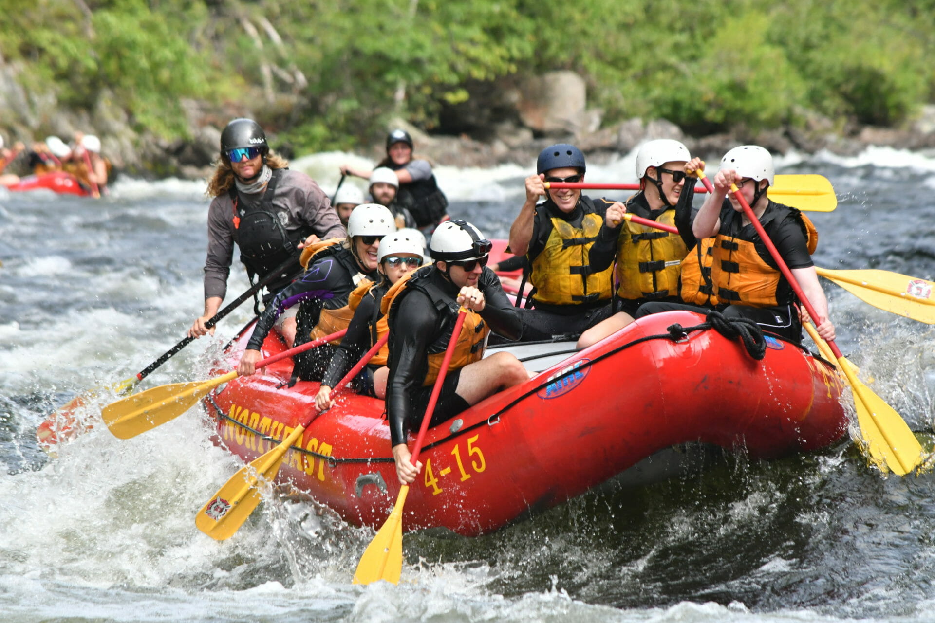 Whitewater Rafting Maine Maine White Water Rafting North Country